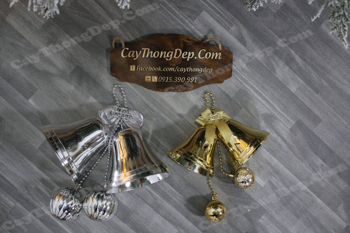 Chuông noel - Chuông đôi Size: 60- 80 - 100 - 120 - 140 - 160